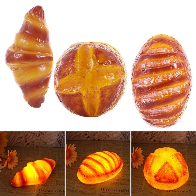 LIGHT FOR CAKE Shop LED Bread Lamp Croissant Bread Lamp Night Light ...