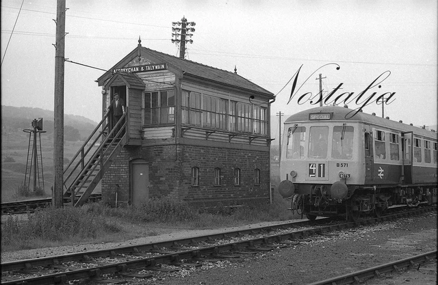 RAILWAY NEGATIVES ABERSYCHAN & Talywain Signal Box DMU tour probably ...