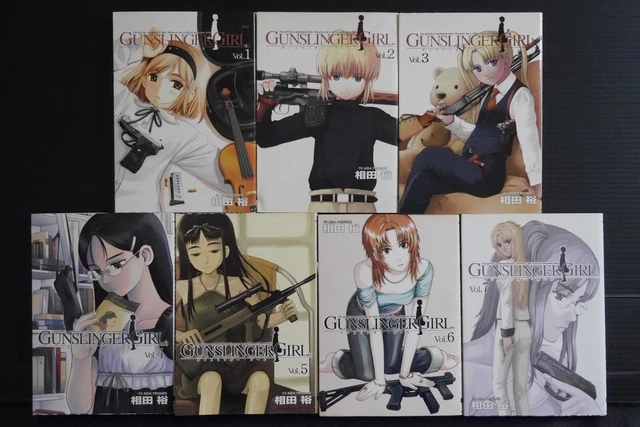 COLLECTION DE MANGAS Gunslinger Girl de Yu Aida, ensemble complet Vol ...