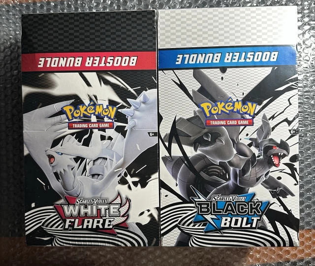 POKEMON BLACK BOLT & White Flare Factory Sealed Booster Bundle Display ...
