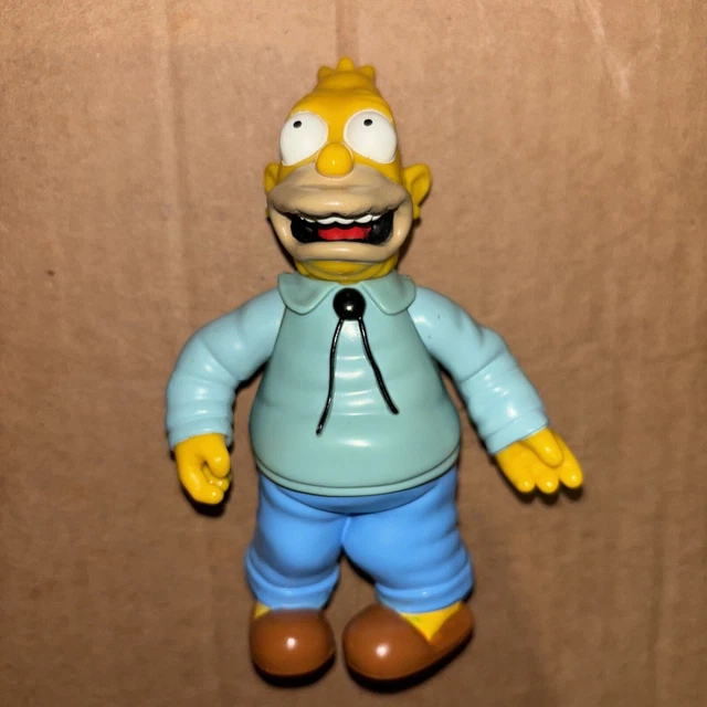 PLAYMATES INTERACTIVE THE Simpsons Series 1 Grampa Abe Simpson Action ...