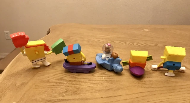 Spongebob Squarepants Mcdonaldsburger King Happy Meal Toys Lot Of 5 Eur 1383 Picclick De