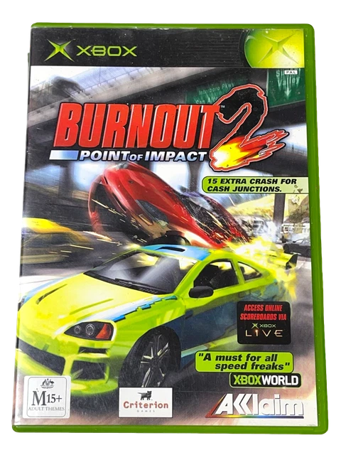 BURNOUT 2: POINT Of Impact XBOX Original PAL *Complete* EUR 26,90 ...