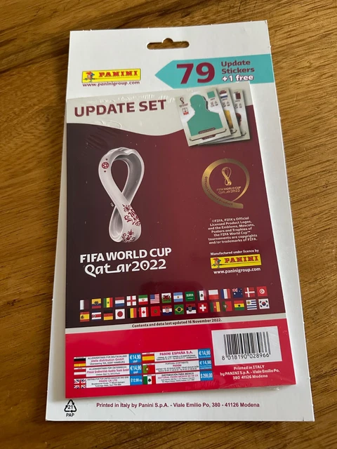 PANINI FIFA WORLD CUP QATAR 2022 - UPDATE SET (c) EUR 12,00 - PicClick FR