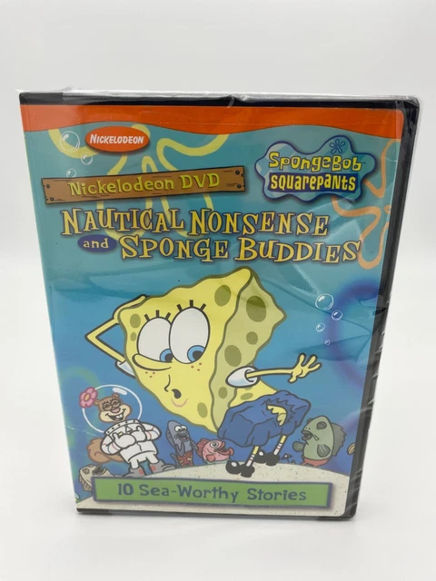 SPONGEBOB SQUAREPANTS - Nautical Nonsense/Sponge Buddies (DVD, 2002 ...