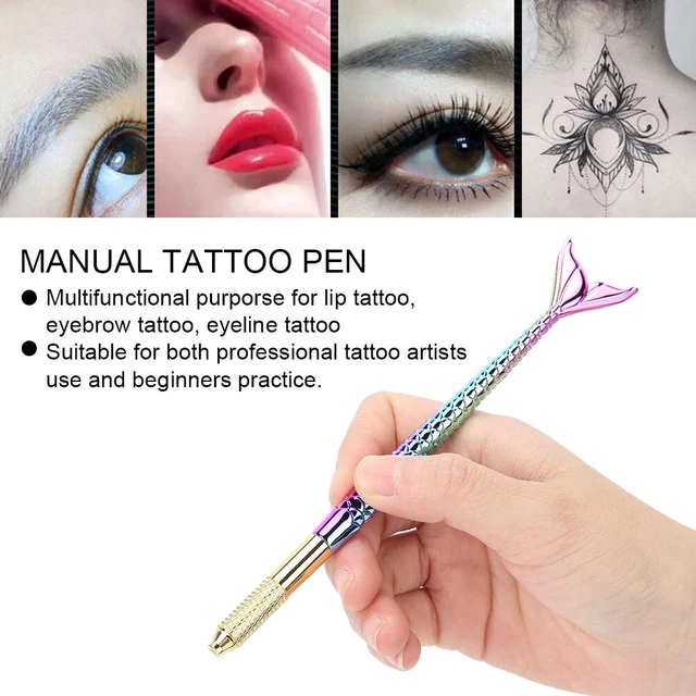 MANUAL TATTOO PEN Microblading Semi Permanent Eyebrow Eyeline Makeup ...