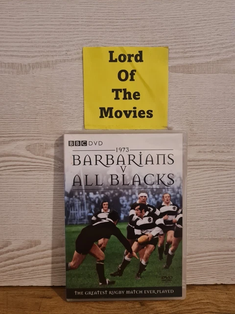 BARBARIANS V ALL Blacks 1973 (DVD, 2005) Greatest Ruby Match Ever ...