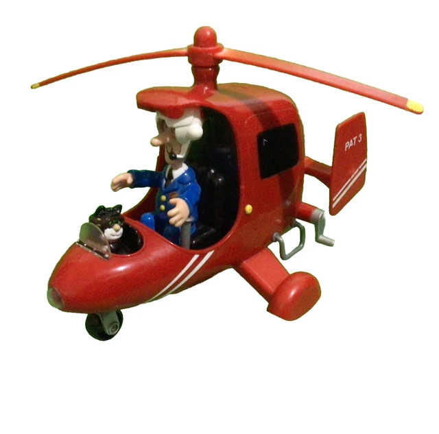 POSTMAN PAT LIGHTS & Sounds Helicopter Postman Pat with Jess the Cat £ ...