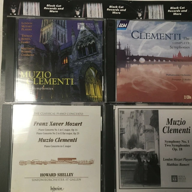 CLEMENTI THE COMPLETE Symphonies Howard Shelley Piano Concerto Three Bamert Lon EUR 25,79 ...