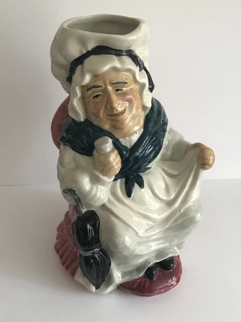 ROY KIRKHAM POTTERY Toby Jug-Charles Dicken's Sarah Gamp-hand painted ...