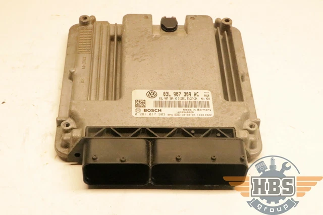 VW AMAROK ECU Motor Steuergerät 03L907309AC 0281017903 EDC17C54 BOSCH ...