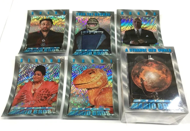 AUSTRALIA DYNAMIC SUPER Mario Bros Trading Cards Full Base Set (100 ...
