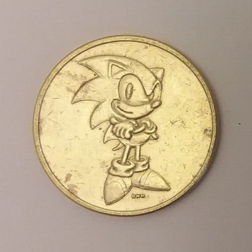 RWM SEGA SONIC The Hedgehog Arcade Gaming No Cash Value Amusement Token ...