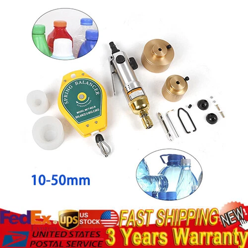 HANDHELD PNEUMATIC BOTTLE Capper Sealer Machine Sealing Capping Tool 10 ...