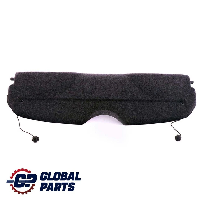MINI COOPER ONE R50 Ventana Trasera Parcela Estante Trim Panther Negro ...