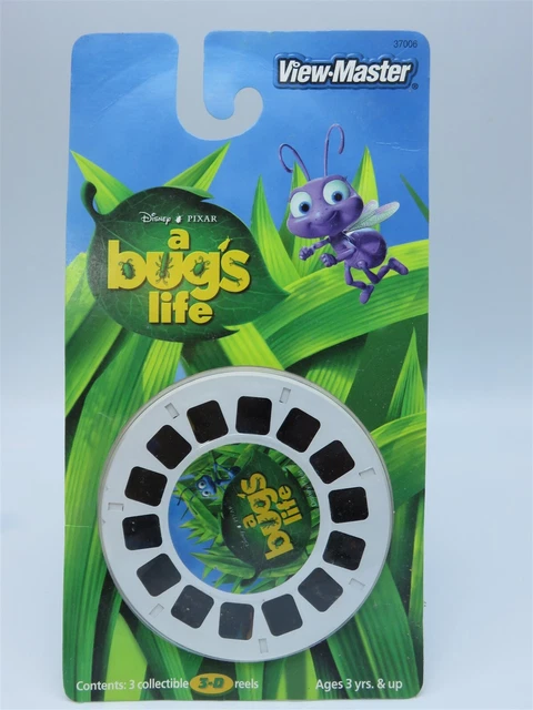 VIEW MASTER 37006, Disney / Pixar, A Bug's Life Movie, 3 Reel Set NEW ...
