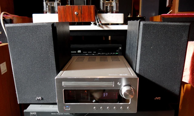 JVC UX-D100 STEREO Hi-Fi Valve Amplifier CD Player 75W Speakers ...