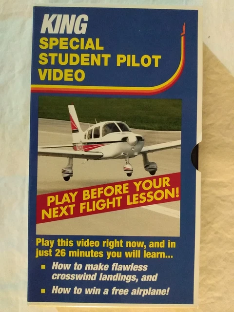 8 VHS KING Take-Off Videos Pilot Special Student Practical VFR Cross Co ...