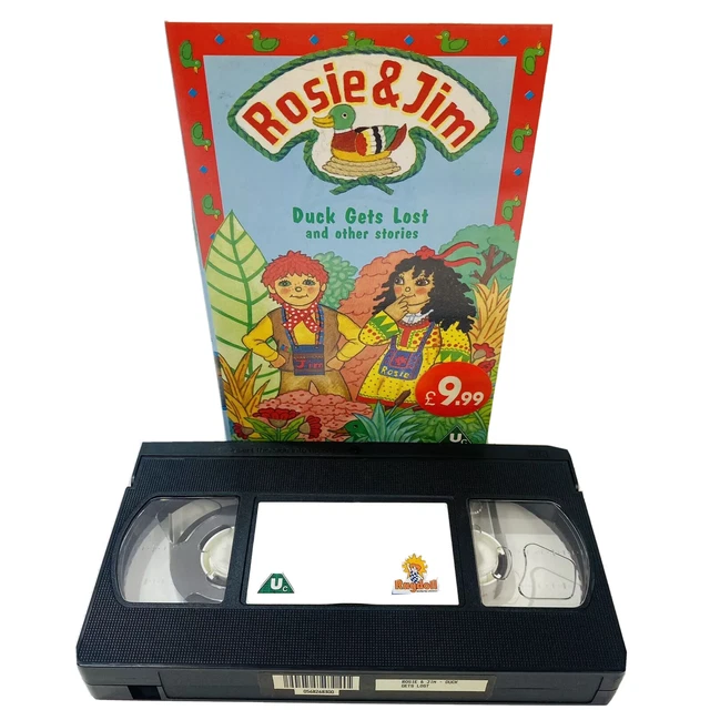 ROSIE & JIM Duck Gets Lost VHS Video Children’s Retro Rare 5 Stories £ ...