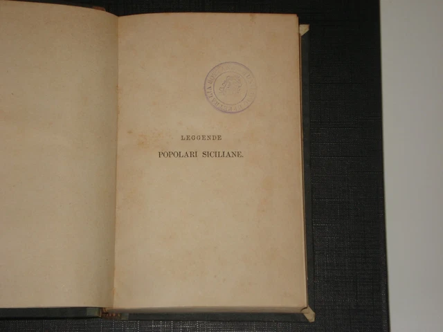 LIBRI ANTICHI E da collezione ottocentina leggende popolari volumi ...