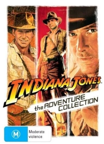 THE INDIANA JONES Adventure Collection 3-DVDs 3-MOVIES TRilogy Harrison ...