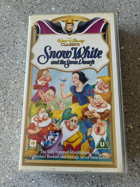SNOW WHITE AND The Seven Dwarfs, VHS Video, 2001, Disney Classic, Cert ...