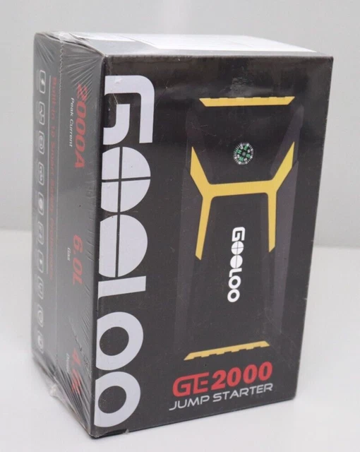 GOOLOO GE2000 2000A Starthilfe Powerbank, Supersafe 12V Auto Batterie EUR 55,97 - PicClick DE