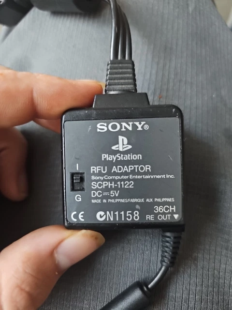 PLAYSTATION TV CABLE RFU Adapt SCPH-1122 GENUINE Official PS1 PS2 PSone ...