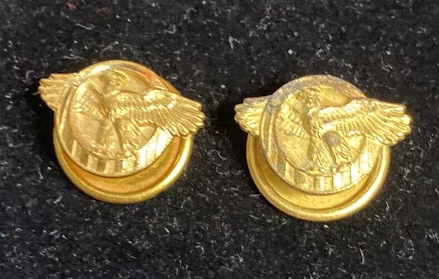 VTG WW2 ERA U.S. Army Honorable Discharge Ruptured Duck Lapel Button ...