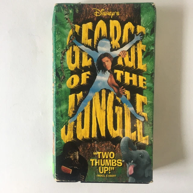 GEORGE OF THE Jungle VHS Video Tape Movie Full Screen Brendan Fraser ...