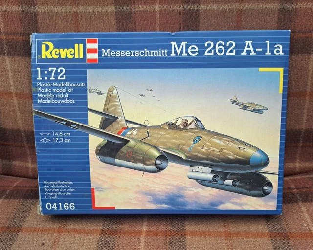 REVELL MESSERSCHMITT ME 262 A-la 1:72 Scale Model Airplane £6.50 ...
