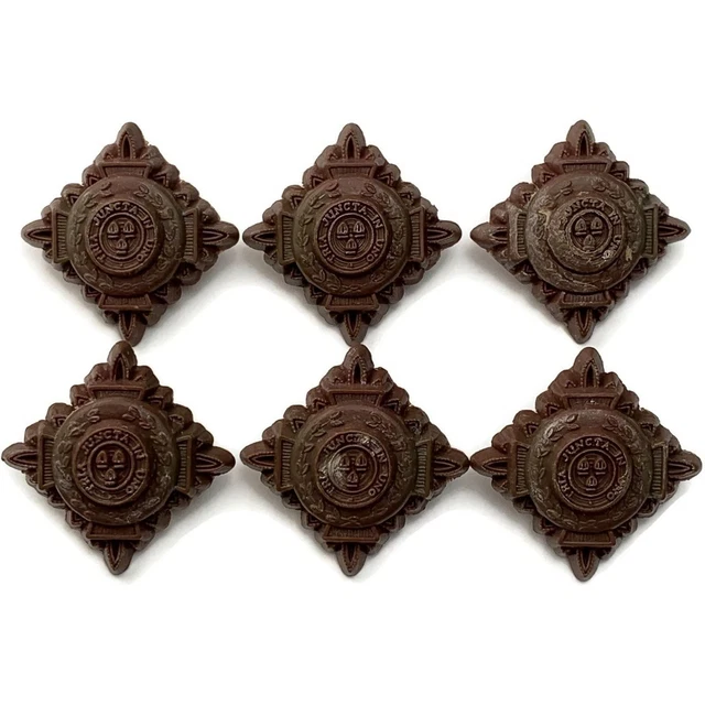 WW2 BRITISH ARMY Officers PLASTIC Economy Issue Insignia Pips Rank ...