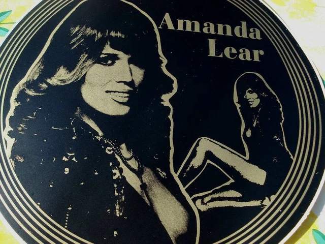 AMANDA LEAR 20CM Auto Aufkleber ALT aus den 1970ern BIG Sticker (Nr.1 ...