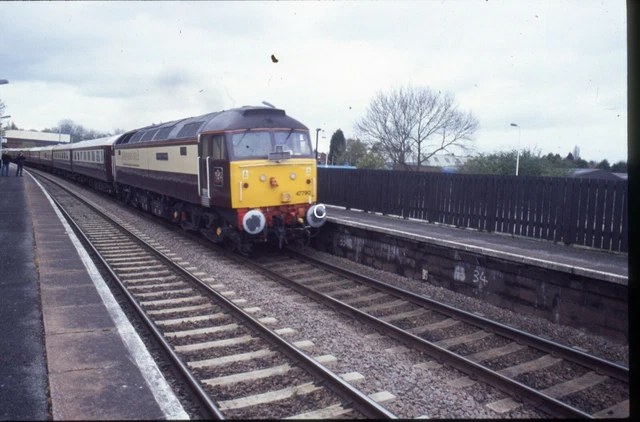 35MM SLIDE BRITISH Railway Br Diesel Class 47 - 47790 At Alfreton 28/04 ...