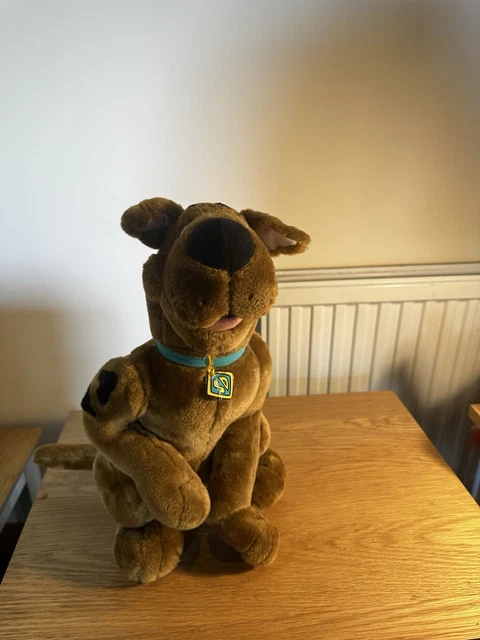 SCOOBY DOO TALKING Vintage Plush Soft Toy 2001 Cartoon Network Tested ...