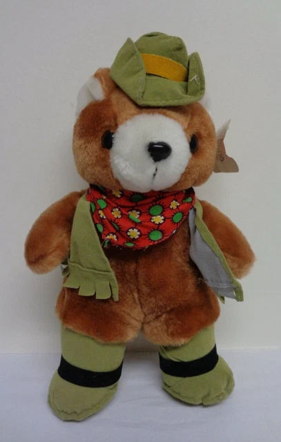 PMS PATAMATES TEDDY Bear Explorer Vintage Plush Soft Toy Stuffed Tagged ...