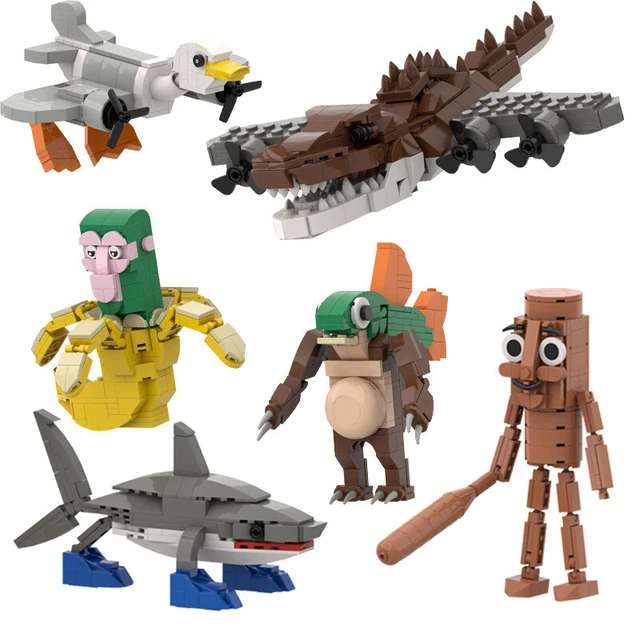 ITALIAN BRAINROT ANIMALS Building Block Tung Tung Tung Sahur Lirili ...