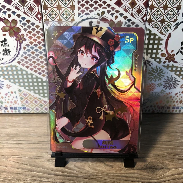 HU TAO GENSHIN Impact Goddess Story Waifu Card Doujin Anime Senpai ...