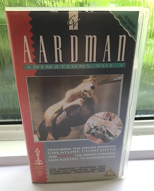 AARDMAN ANIMATIONS VOL. 1 Extended Special Edition. Rare VHS. Creature ...