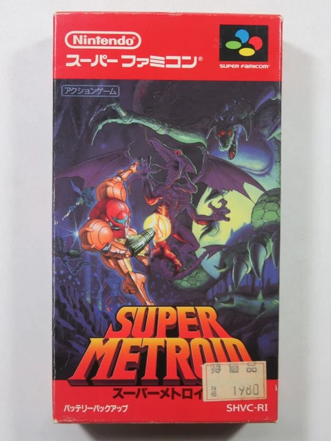 SUPER METROID SUPER Famicom (Sfc) Ntsc-Japan (Complete With Nintendo ...