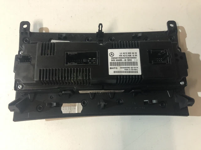 BEDIENTEIL KLIMAANLAGE LÜFTUNG Mercedes W212 S212 E-Klasse W207 ...