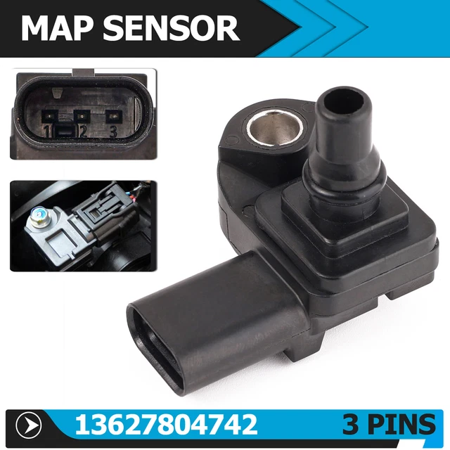 MAP INTAKE MANIFOLD Boost Pressure Sensor 13628570118 For BMW 1 3 4 5 6 ...