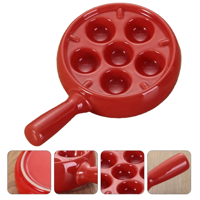 ASSIETTE D'ESCARGOT PLATEAU Micro-ondes D'escargots Plaque Barbecue ...