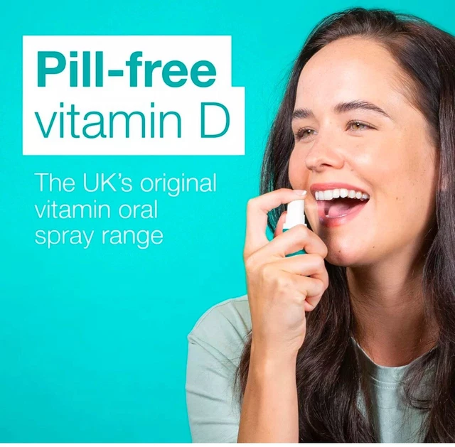 BETTERYOU VITAMIN D Daily Oral Spray 15ml 4000 IU Vitamin D3 Supplement ...