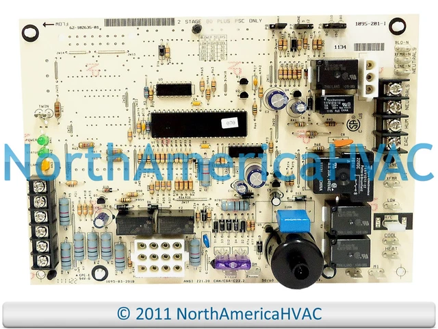RHEEM RUUD WEATHER King Corsaire Furnace Control Circuit Board 62 ...