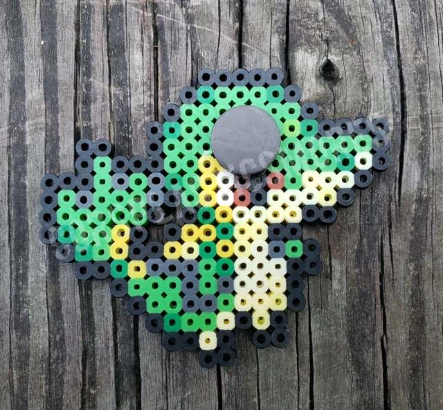 SNIVY POKÉMON PIXEL Art Perler Art Magnet EUR 7,70 - PicClick FR