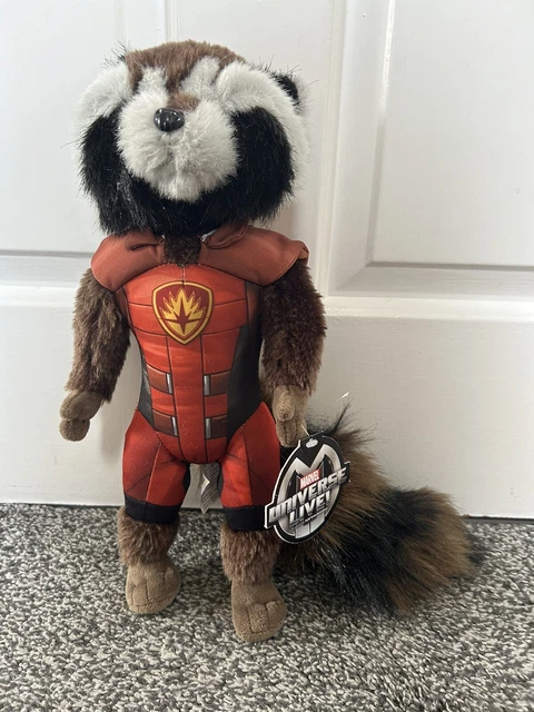 ROCKET RACCOON MARVEL Universe Live Guardians of the Galaxy Plush Toy ...