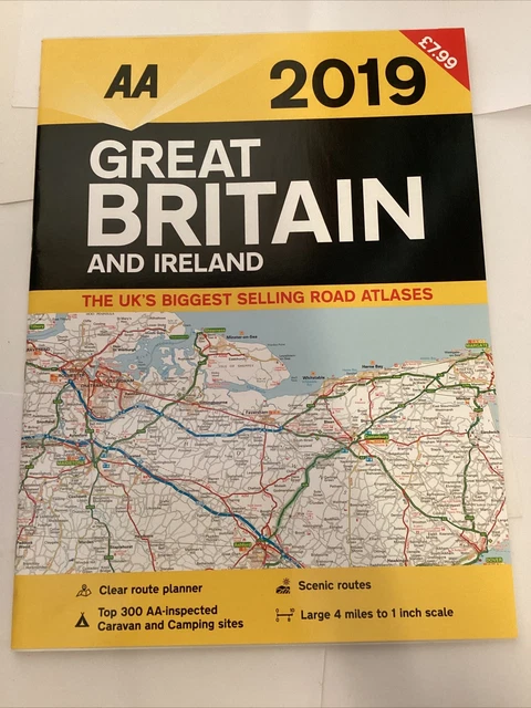 AA LARGE SCALE Road Atlas Map Britain 2019 . New Item. Shop Return £1. ...
