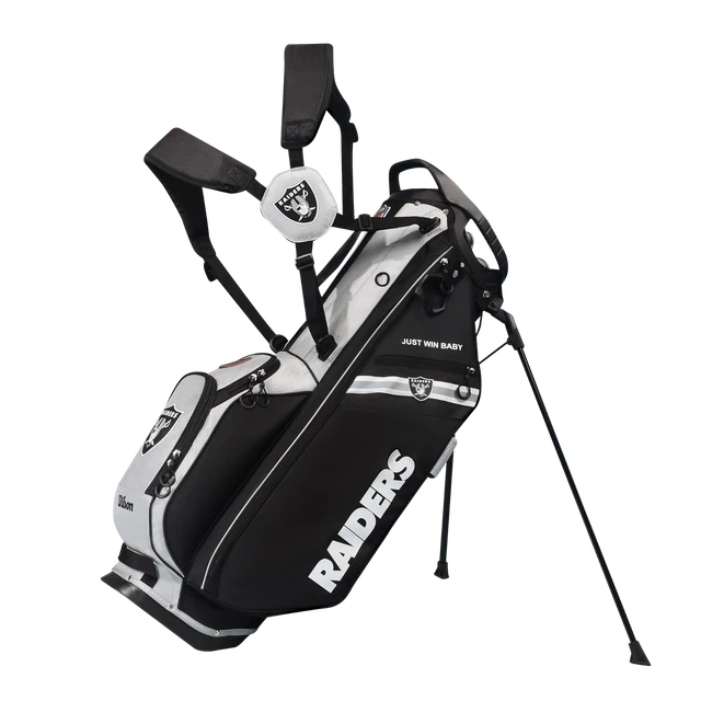 WILSON STAFF - All New NFL Carry Stand Golf Bag - Las Vegas Raiders ...