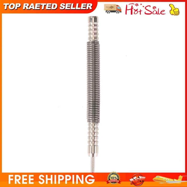 SPRING TOOL HAMMERLESS Single Ended Center Punch Spring Loaded Metal ...